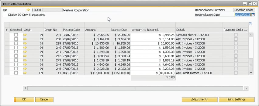 An Overview of Internal Reconciliation in SAP Business One
