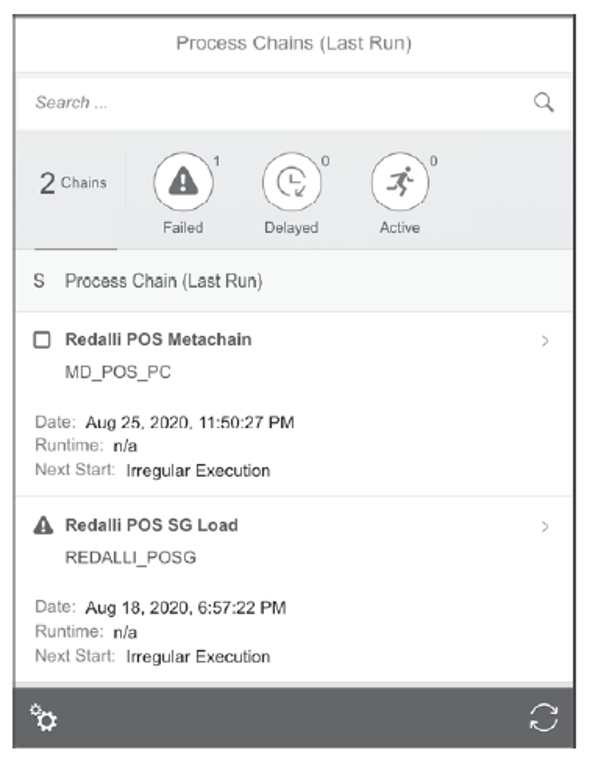 SAP BW/4HANA Process Chain Operations
