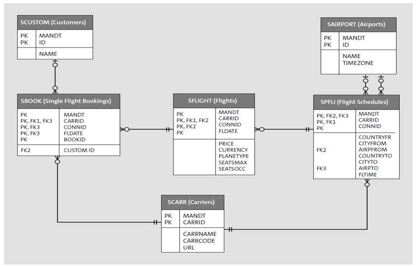 What Is SFLIGHT and the Flight and Booking Data Model for ABAP?