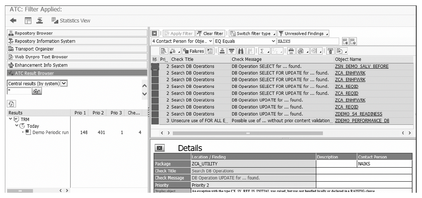 ABAP Test Cockpit Administration