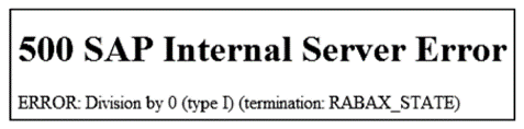 Unhandled Exceptions and Short Dumps in ABAP