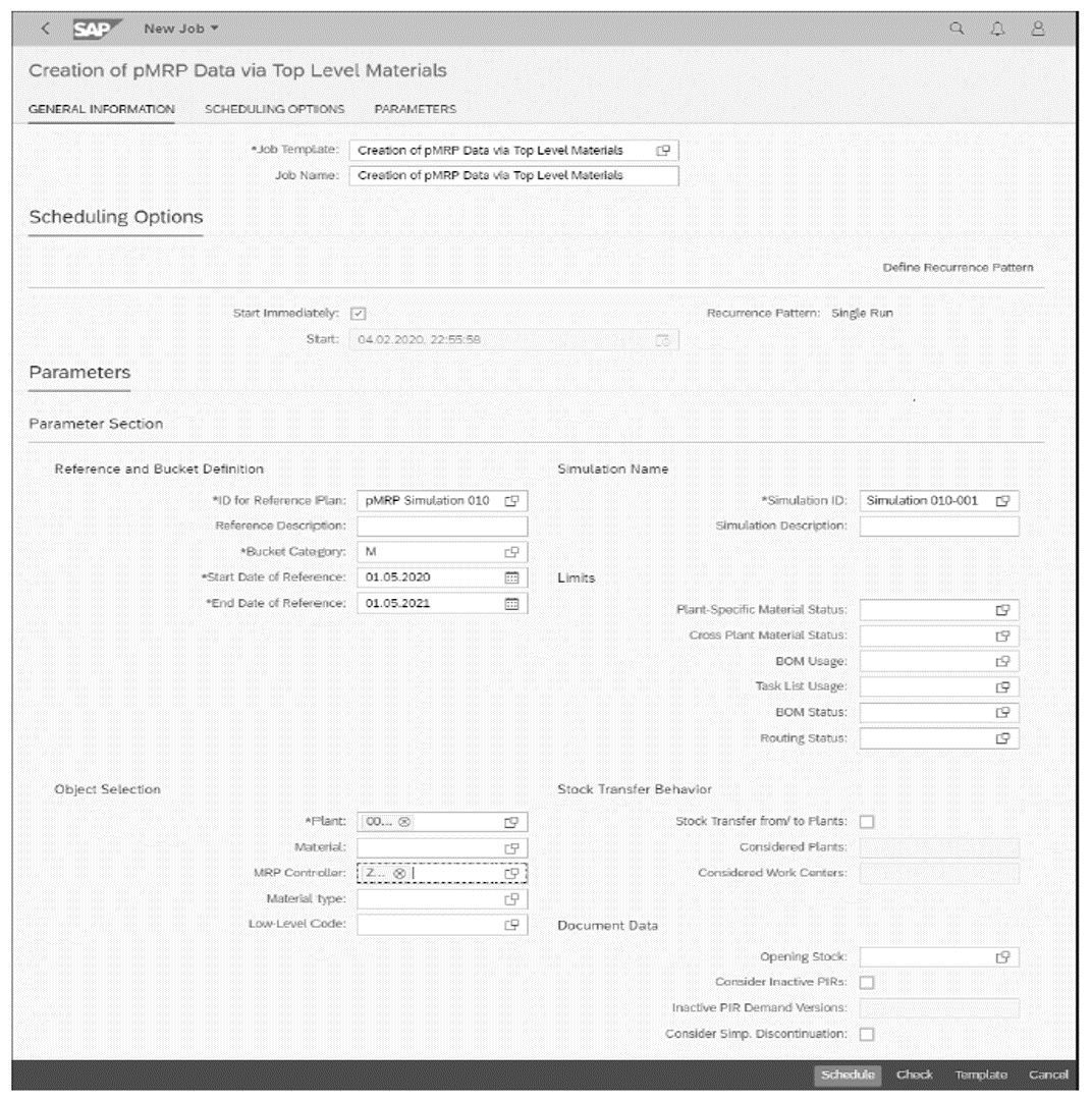 Creating a Predictive MRP Simulation with SAP S/4HANA