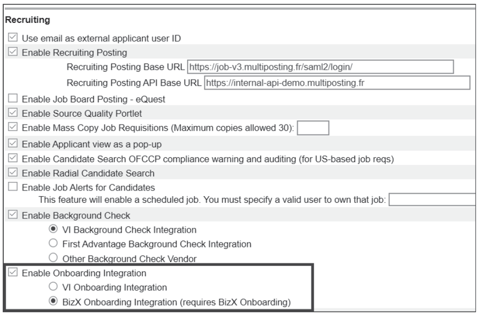 Integrating SAP SuccessFactors Onboarding 2.0 with Recruiting Management