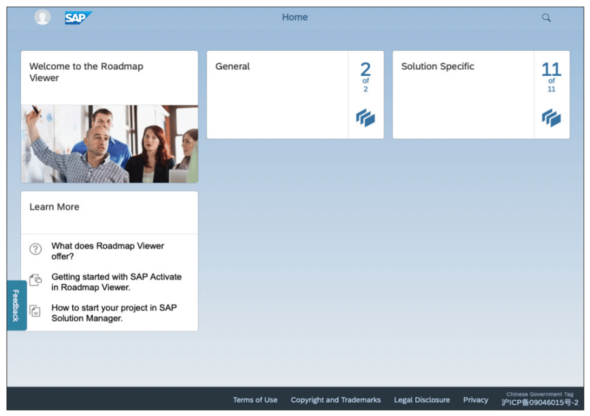 Using the Roadmap Viewer for SAP Activate Projects