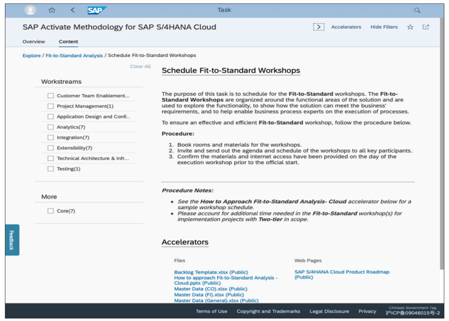 Using the Roadmap Viewer for SAP Activate Projects