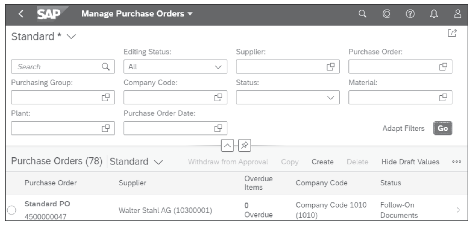 Reporting Differences Between SAP GUI and SAP Fiori
