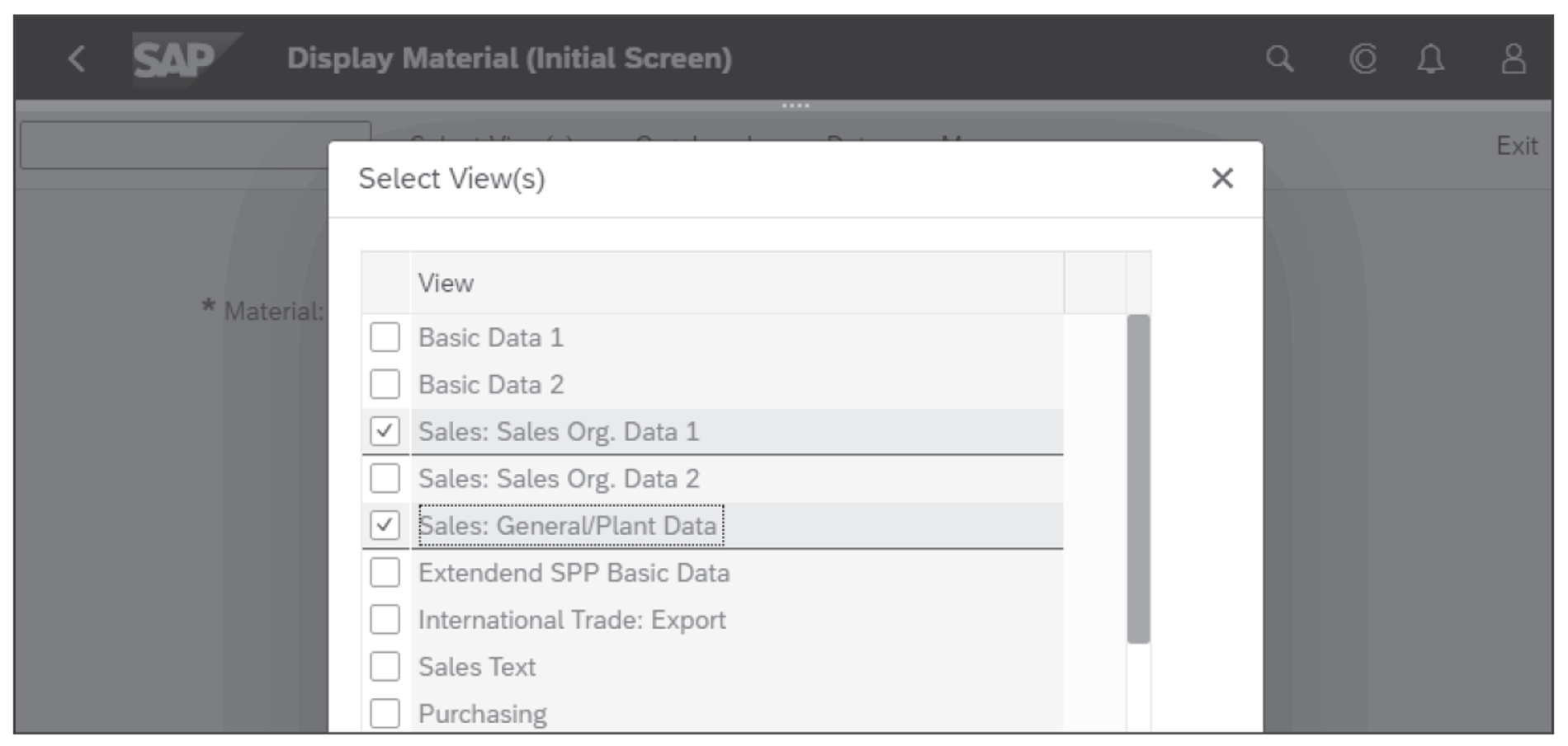 First Steps in SAP S/4HANA: How to Display Sales Data in the Material Master