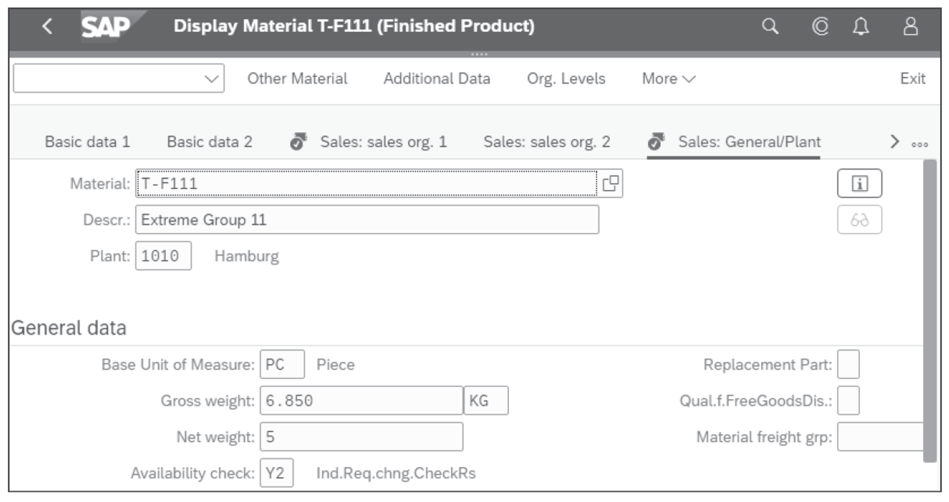 How to Display Sales Data in the SAP S/4HANA Material Master