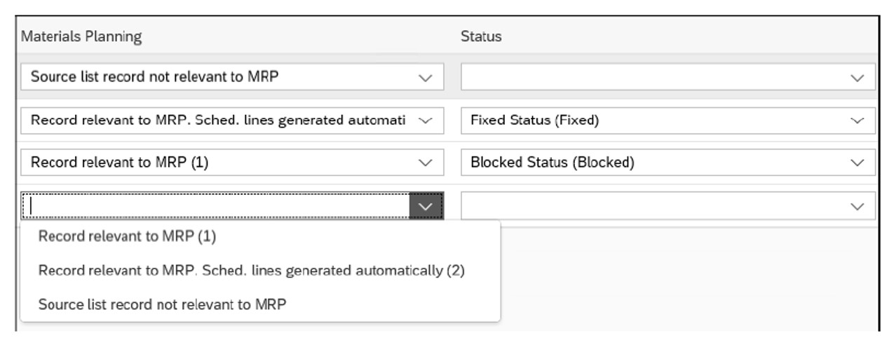 Source Lists in SAP S/4HANA