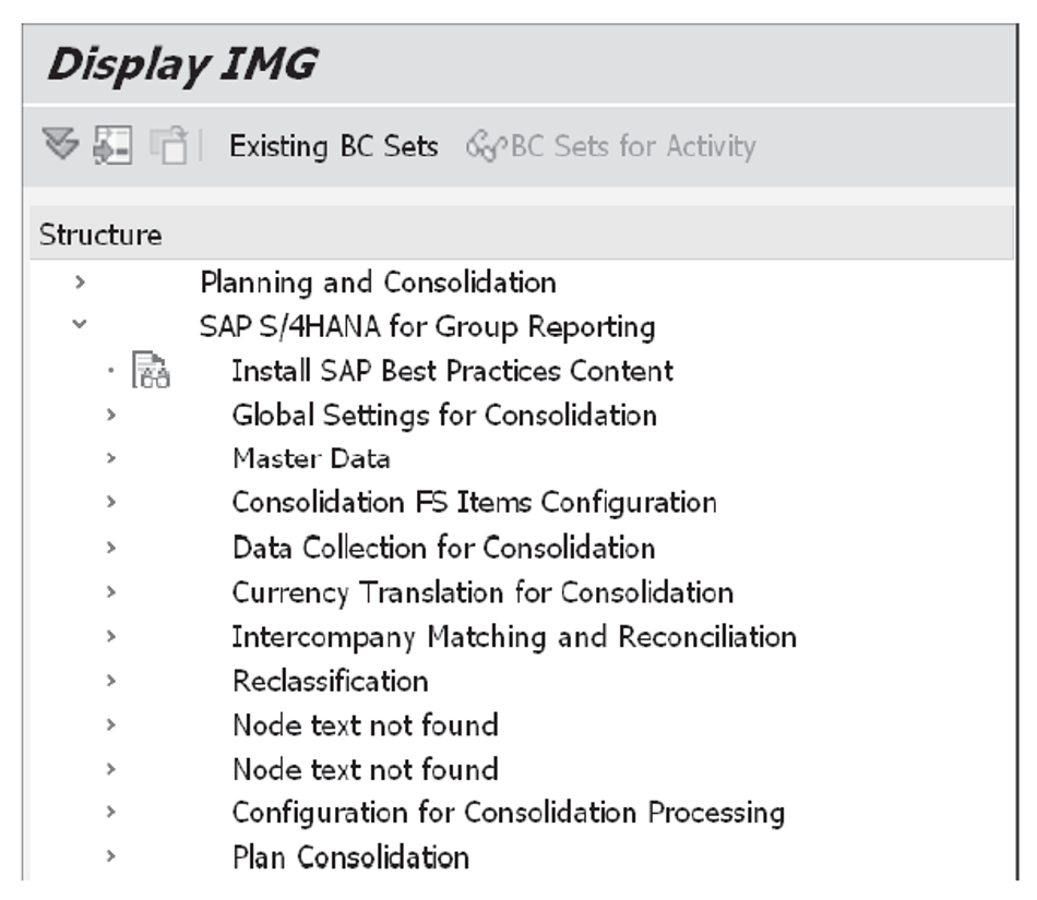 Global Settings for SAP S/4HANA Group Reporting