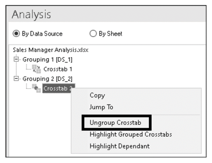 Grouping and Ungrouping Reports with SAP Analysis for Microsoft Office