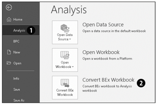 How To Convert An Excel Workbook Created With The Sap Bex Analyzer