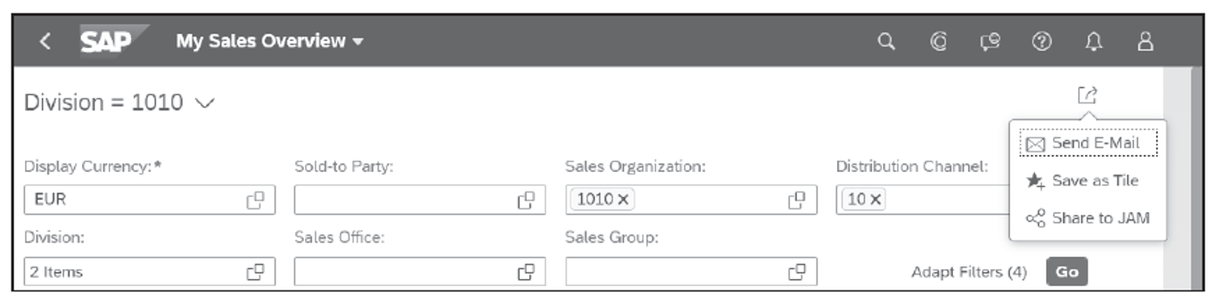 SAP Fiori Overview Pages: Features and Personalization
