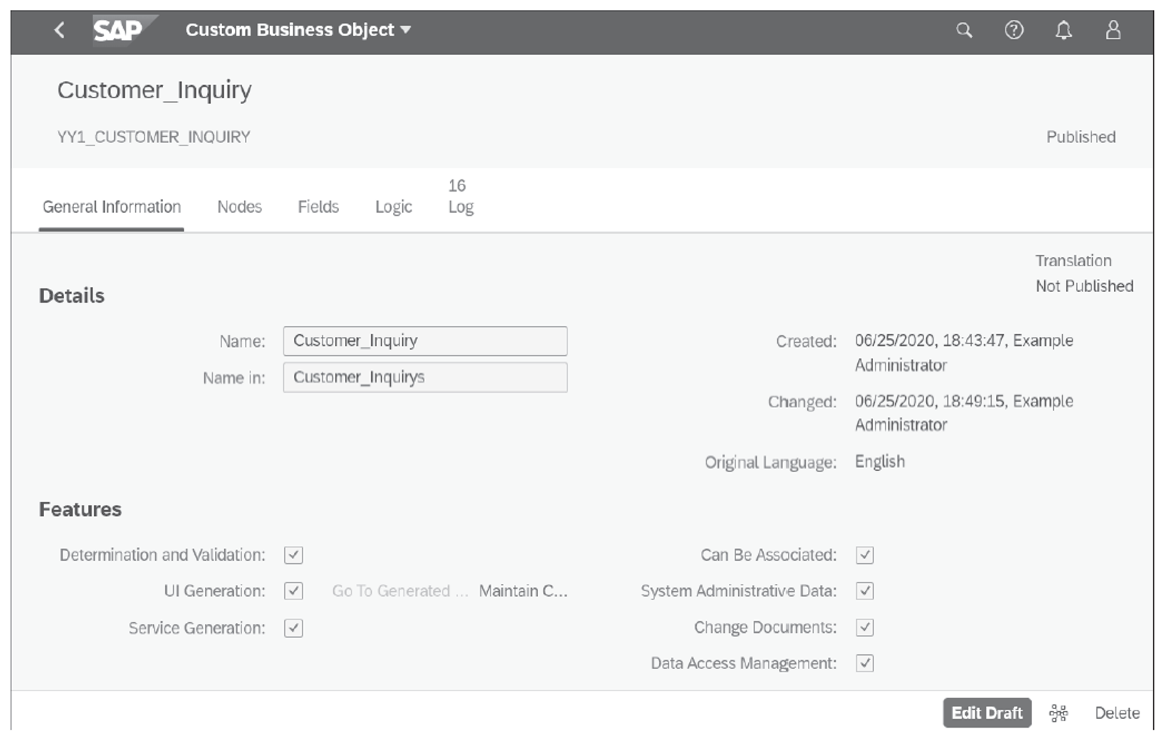How to Create New Custom Business Objects in SAP S/4HANA