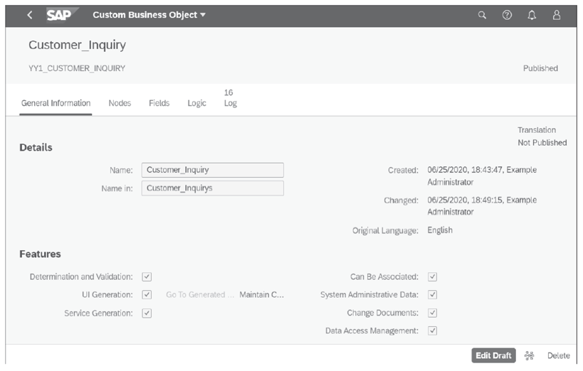 How to Create New Custom Business Objects in SAP S/4HANA
