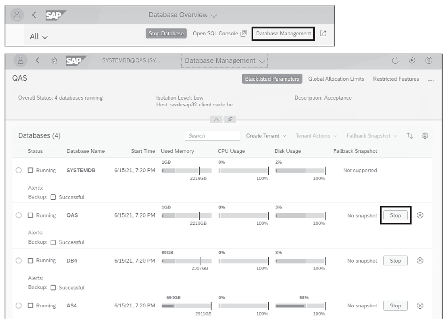 How to Start and Stop an Instance of SAP HANA