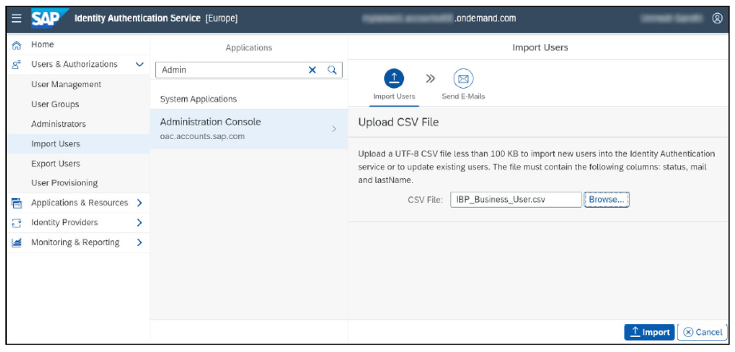 How to Create a User in SAP IBP