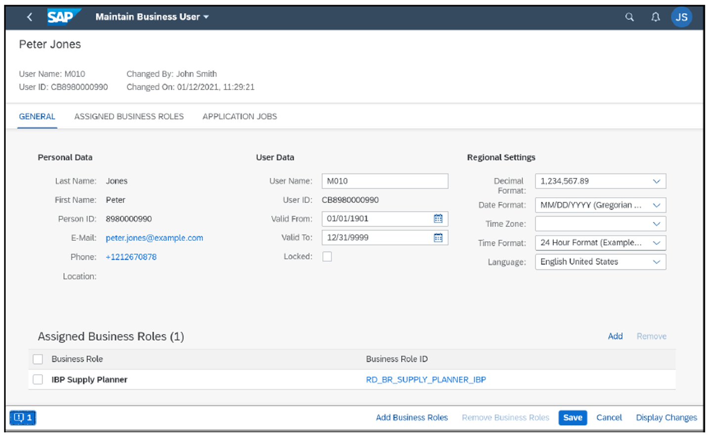 How to Create a User in SAP IBP