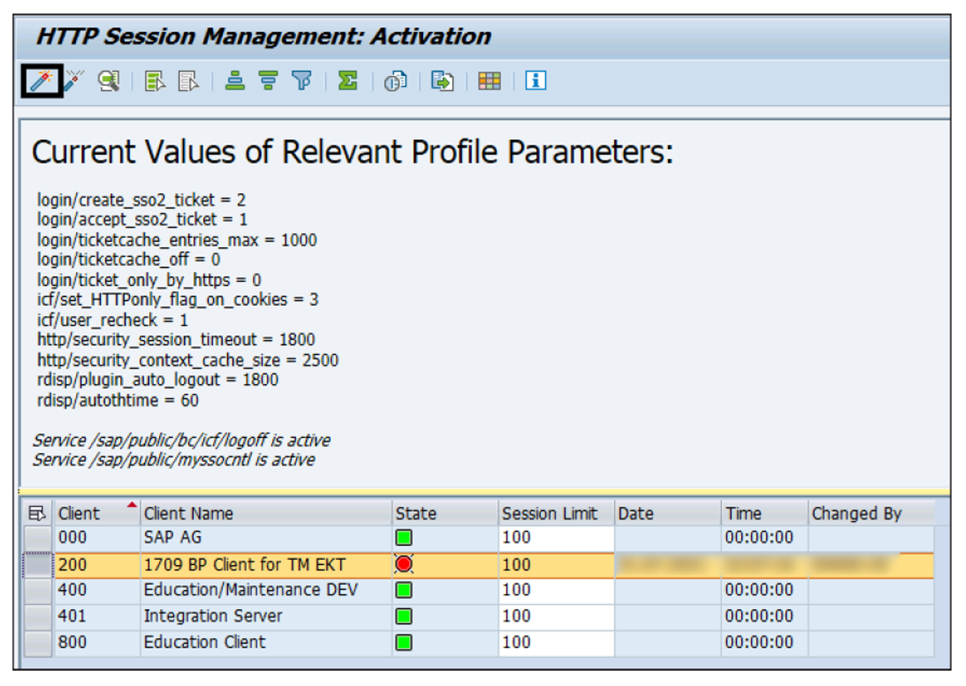 Implementing ABAP Server Session Security