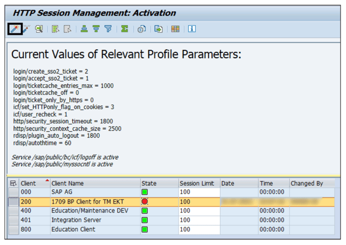 Implementing ABAP Server Session Security