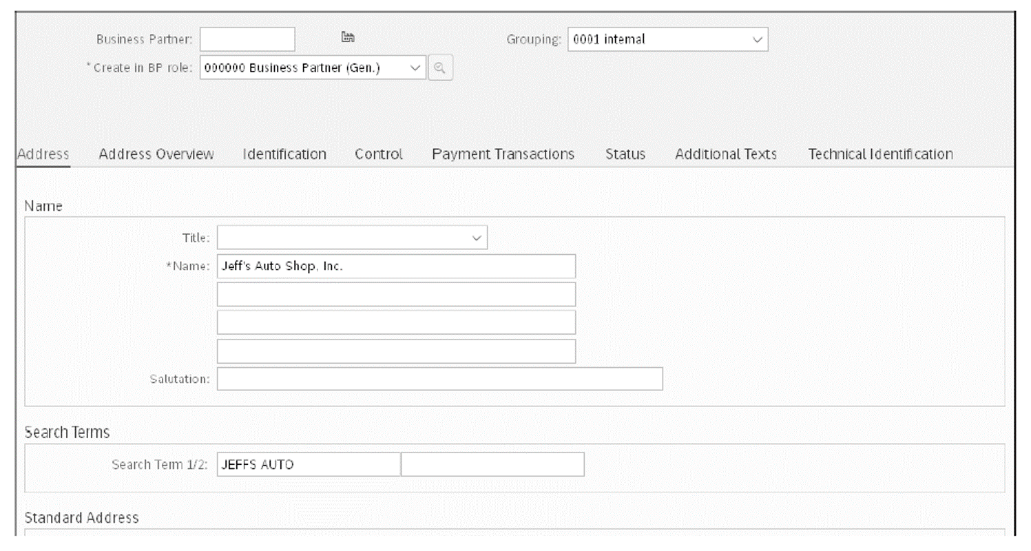 How to Create a New Business Partner in SAP S/4HANA Sales
