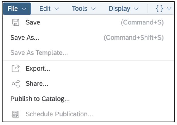 How to Share and Publish an SAP Analytics Cloud Story