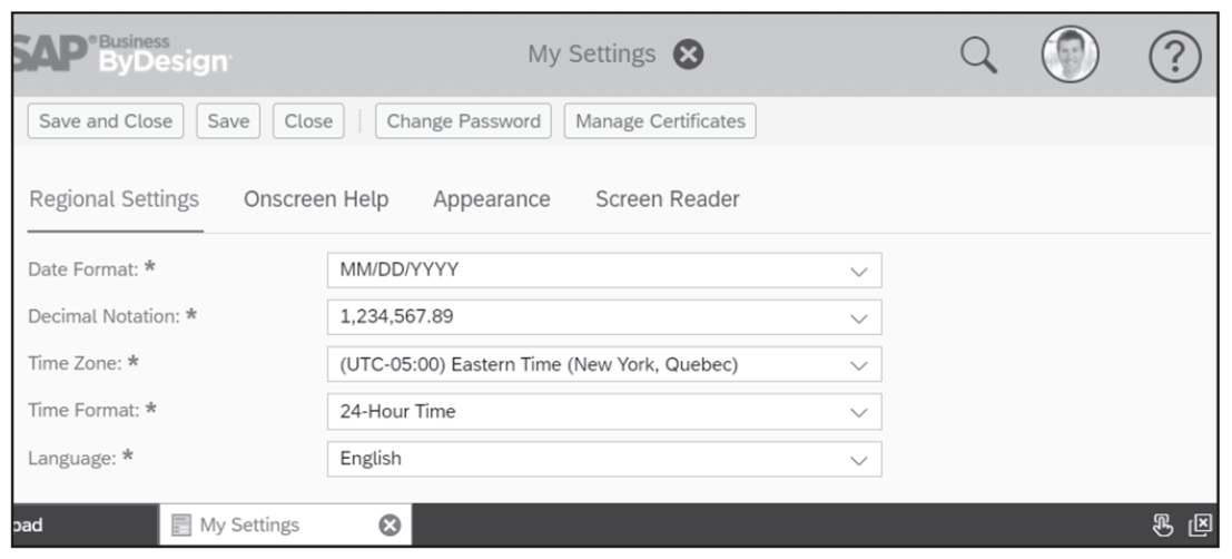 Getting Started in SAP Business ByDesign