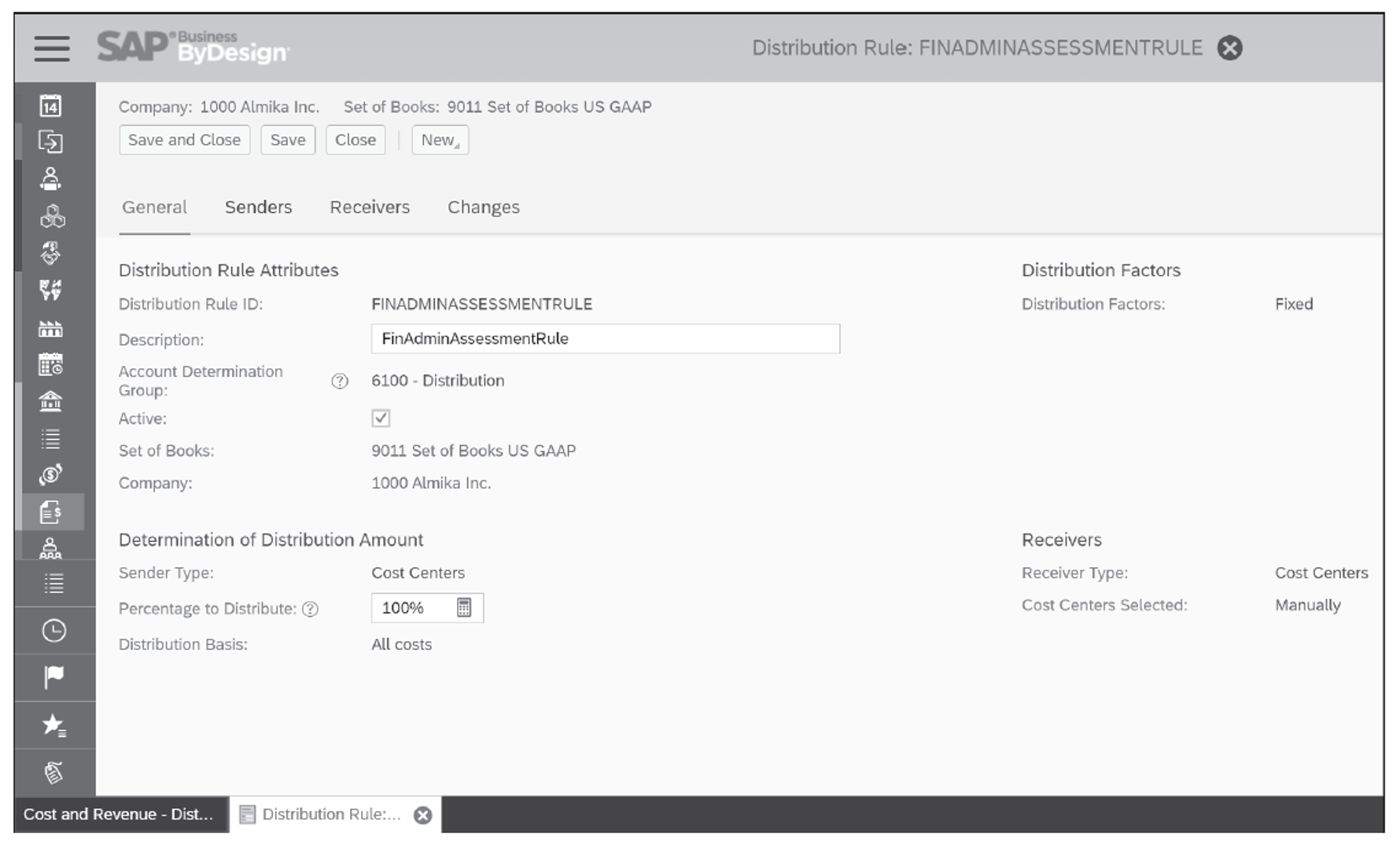 Using SAP Business ByDesign for Cost and Revenue