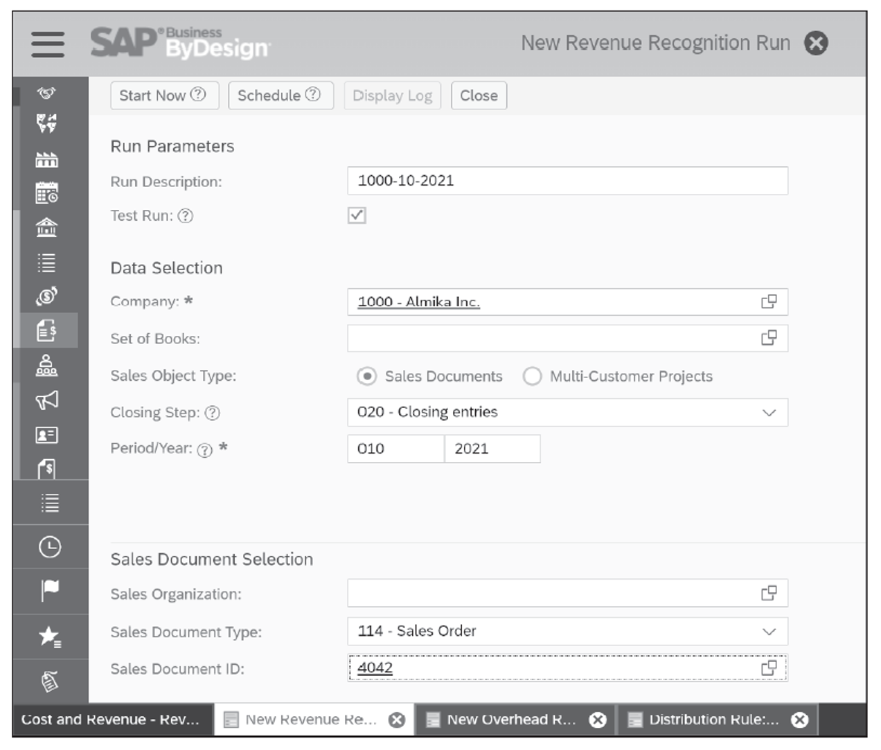 Using SAP Business ByDesign for Cost and Revenue