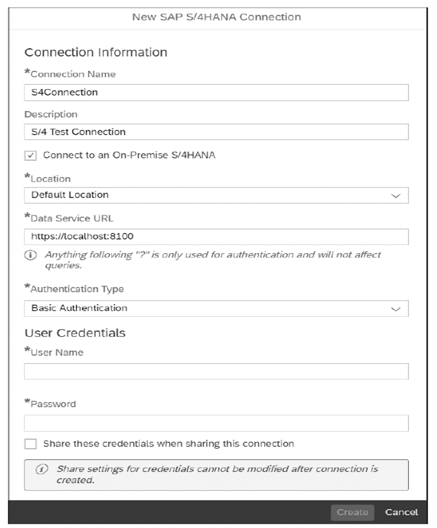 Configure Import Connections for SAP Analytics Cloud