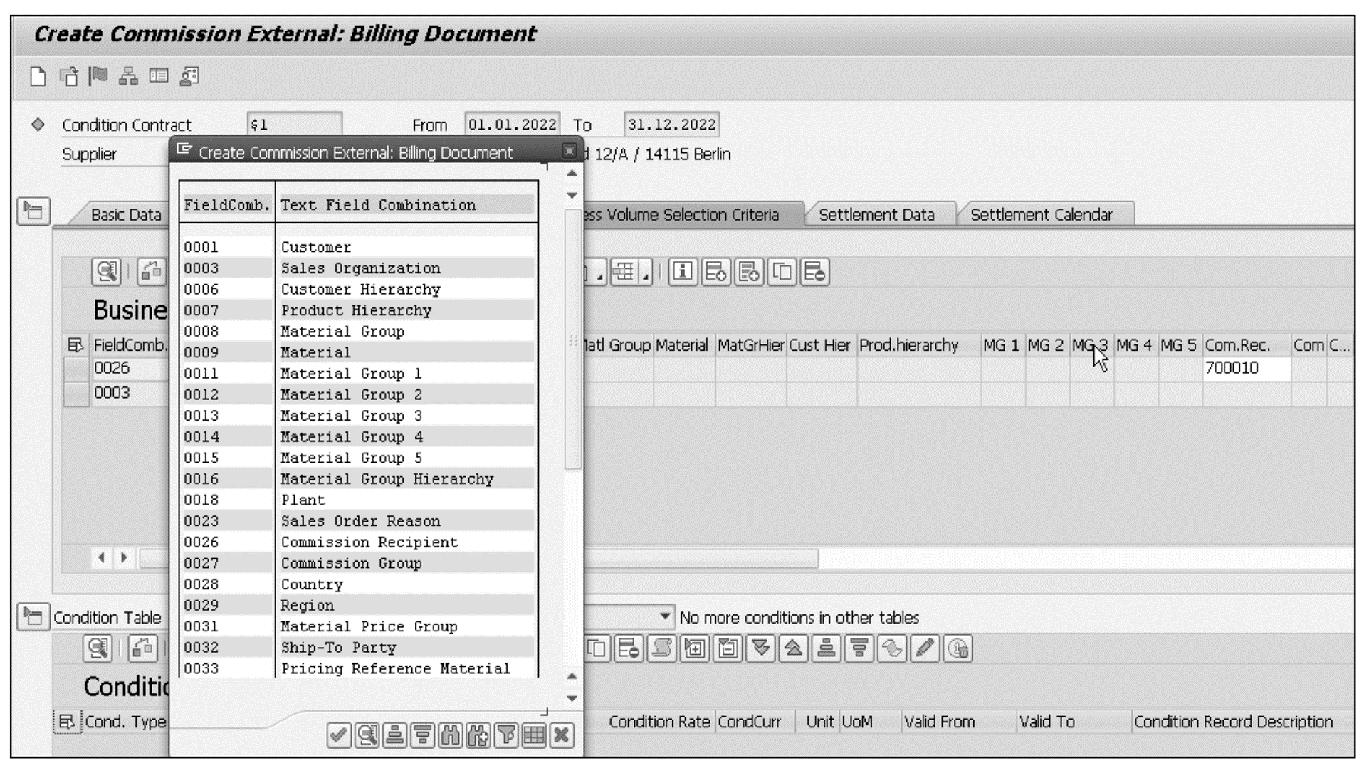 The Condition Contract In Sap S 4hana