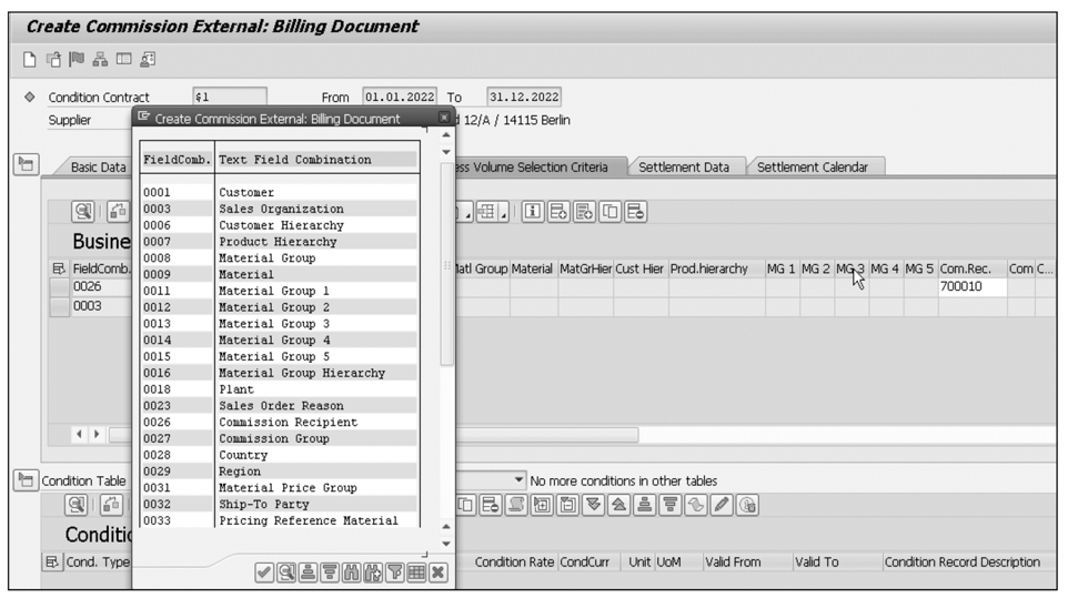 Condition Contract Management with SAP S/4HANA