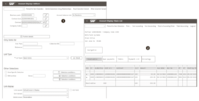 SAP Fiori Apps for Contract Accounting with SAP