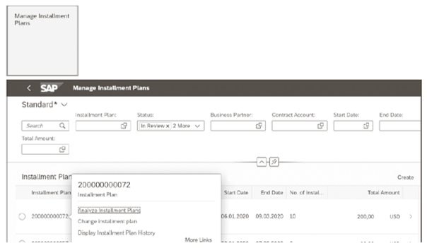 SAP Fiori Apps for Contract Accounting with SAP