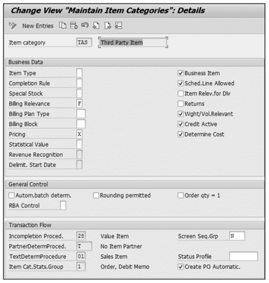 Item Category Controls in SAP S/4HANA