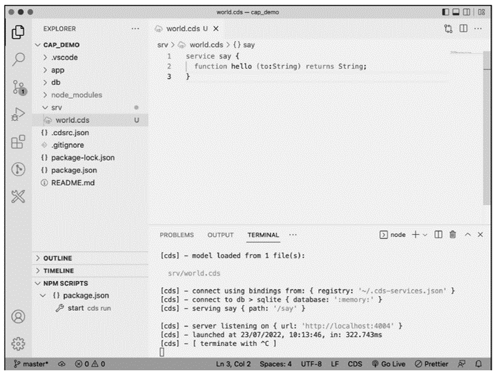 How to Build an SAP Cloud Application Programming Model Application