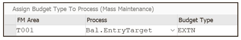 Customizing Budget Management Settings for the Public Sector in SAP S/4HANA