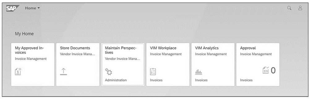 SAP Fiori Applications for Invoice Management with SAP