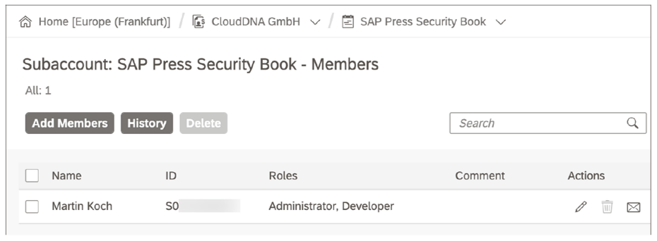 Gestión de usuarios en SAP BTP - S4PCADEMY