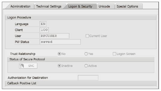 Connecting an SAP NetWeaver System to SAP Access Control