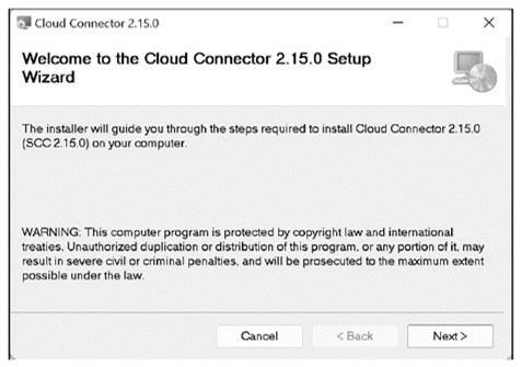 Installing the SAP Cloud Connector