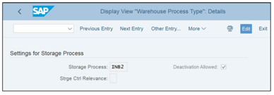 Warehouse Process Type Fields and Attributes in SAP S/4HANA EWM