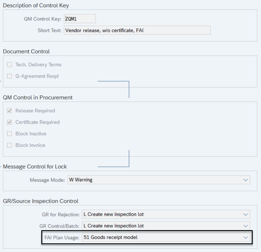 First Article Inspection for Production Part Approval in SAP S/4HANA