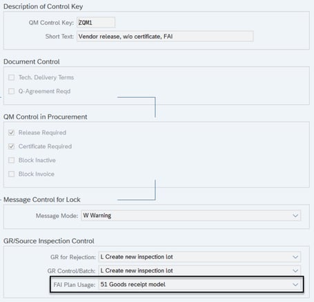 First Article Inspection for Production Part Approval in SAP S/4HANA