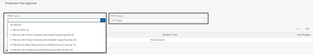 First Article Inspection for Production Part Approval in SAP S/4HANA