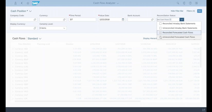 What Is One Exposure from Operations in SAP?