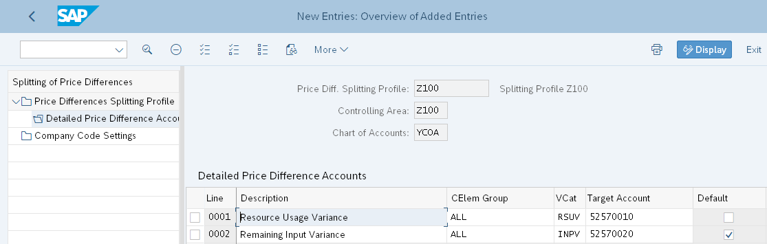 How to Configure Variance Split in SAP S/4HANA