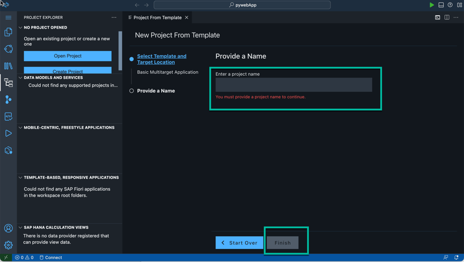 An Example of Python Development with SAP Business Application Studio