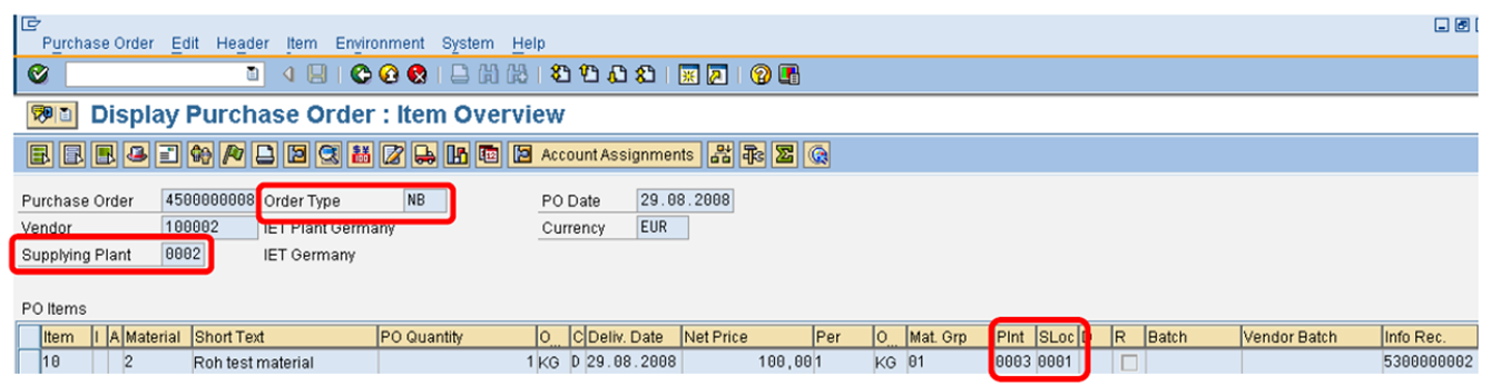 Using a Single SAP System for Intercompany Stock Transport Order Processes