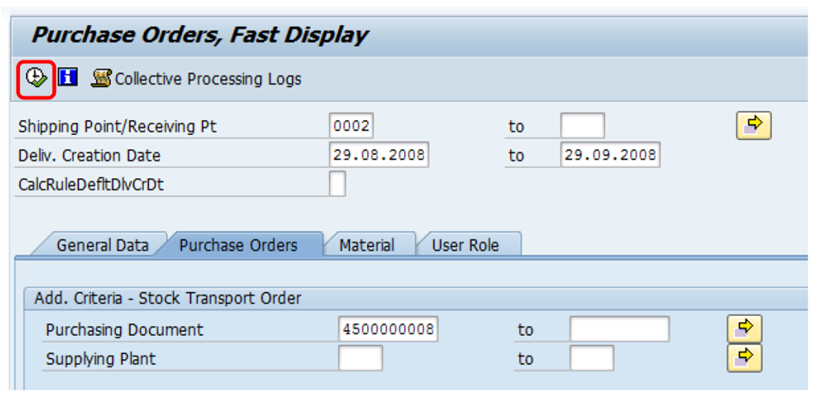 Using a Single SAP System for Intercompany Stock Transport Order Processes